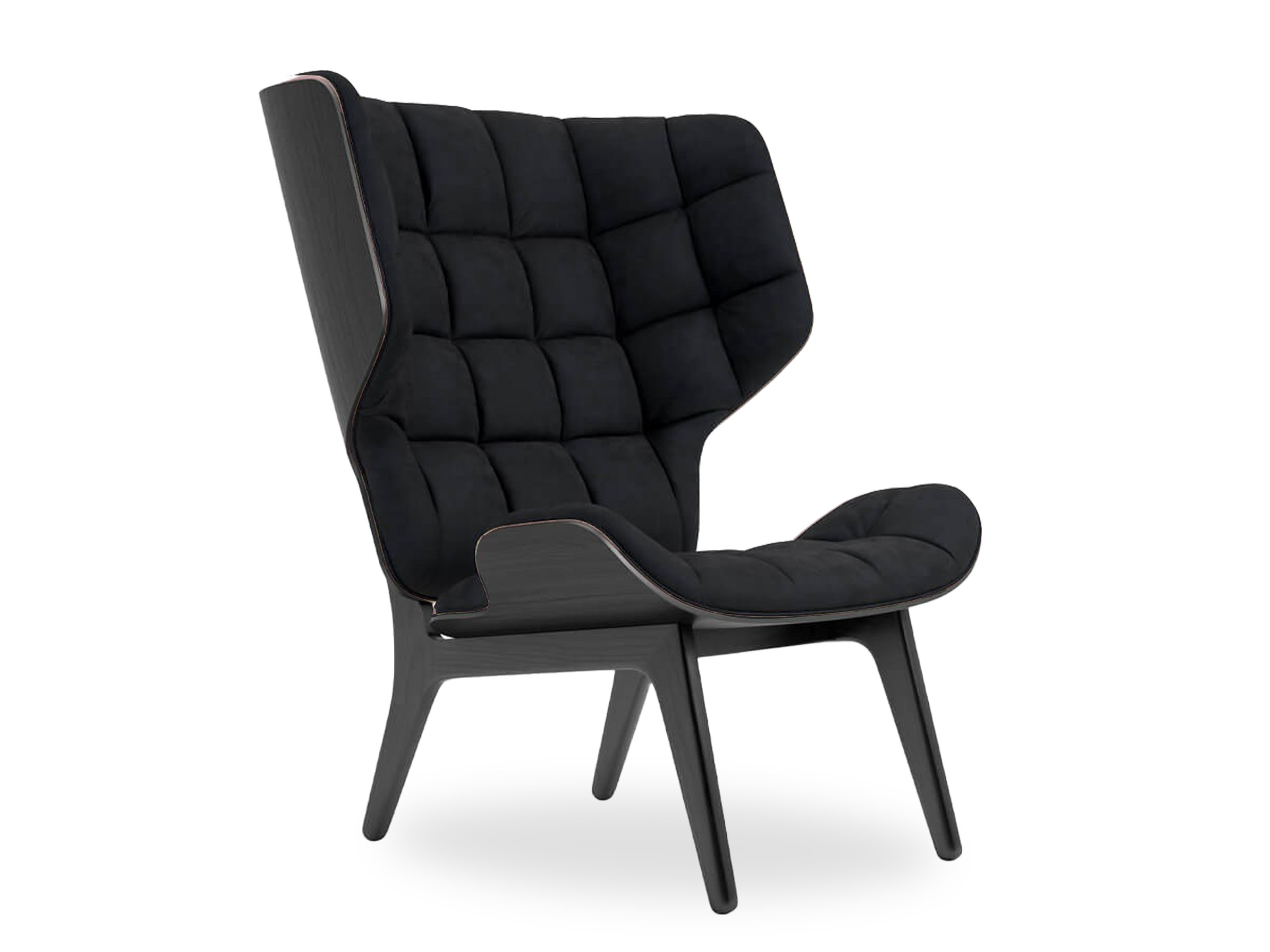 Buy the NORR11 Mammoth Chair in Black Stained Oak at nest.co.uk