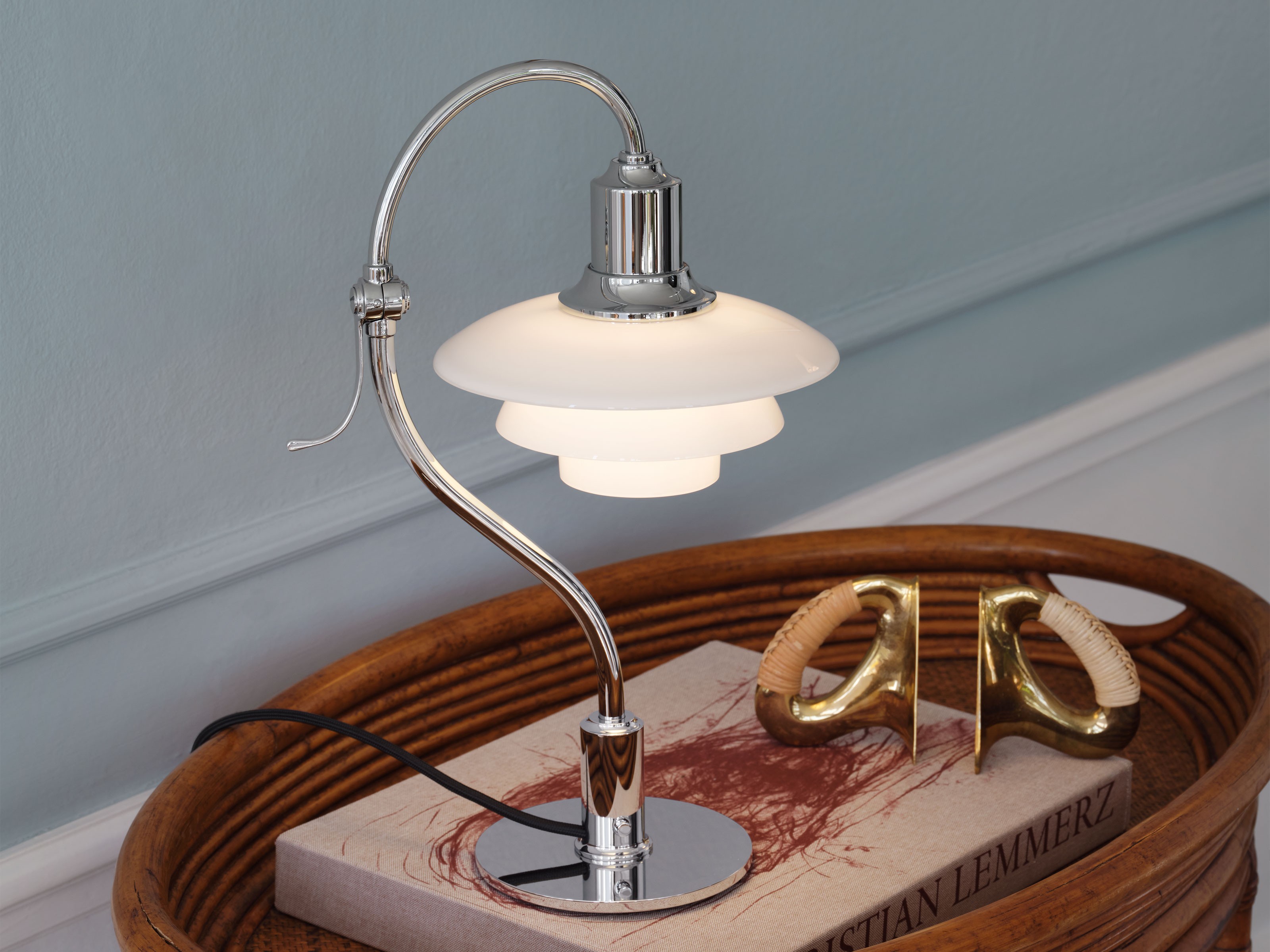 Buy the Louis Poulsen PH 2/2 Question Mark Table Lamp - Chrome at nest ...