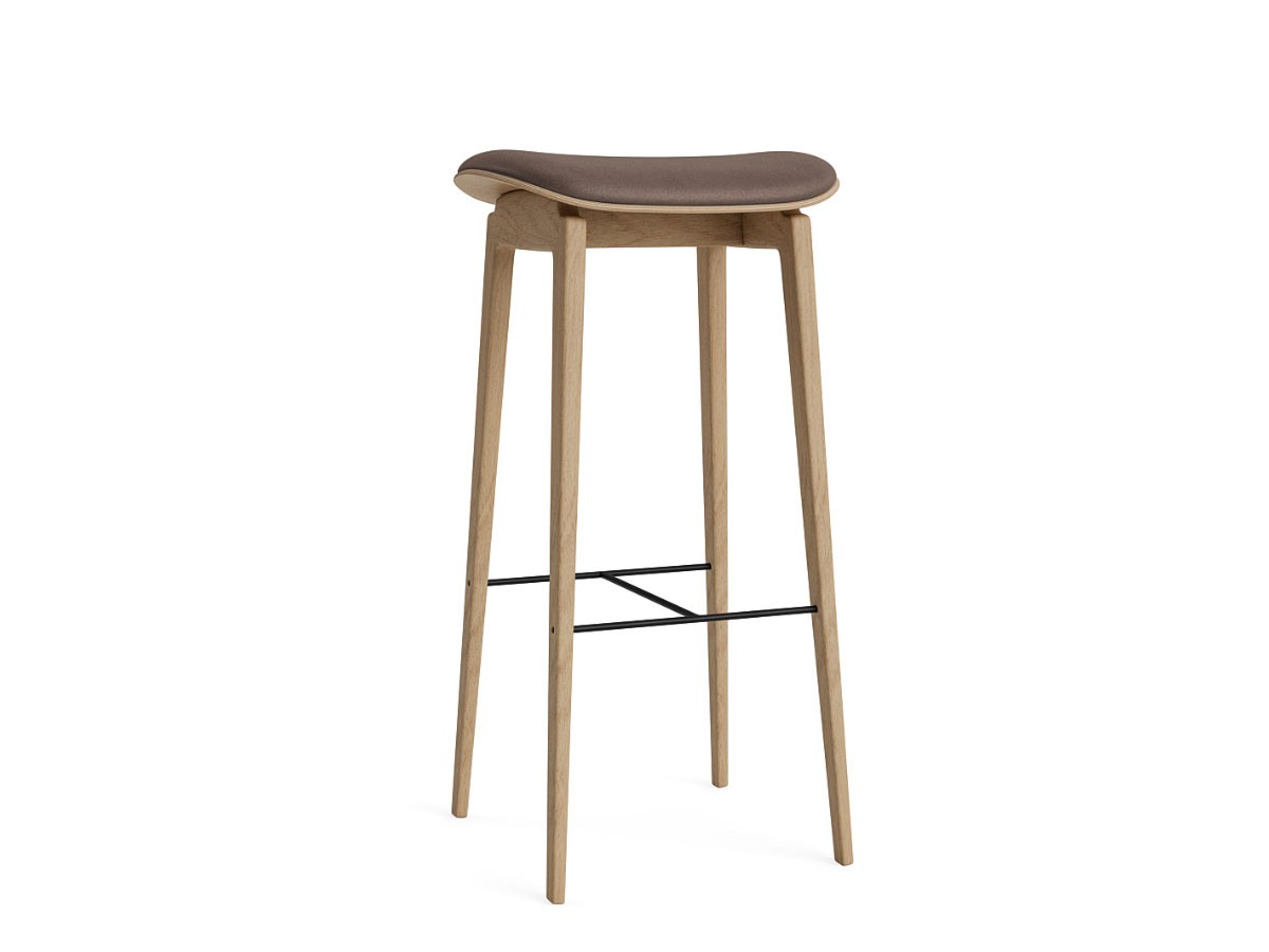 Buy the NORR11 NY11 Bar Stool - Leather at nest.co.uk