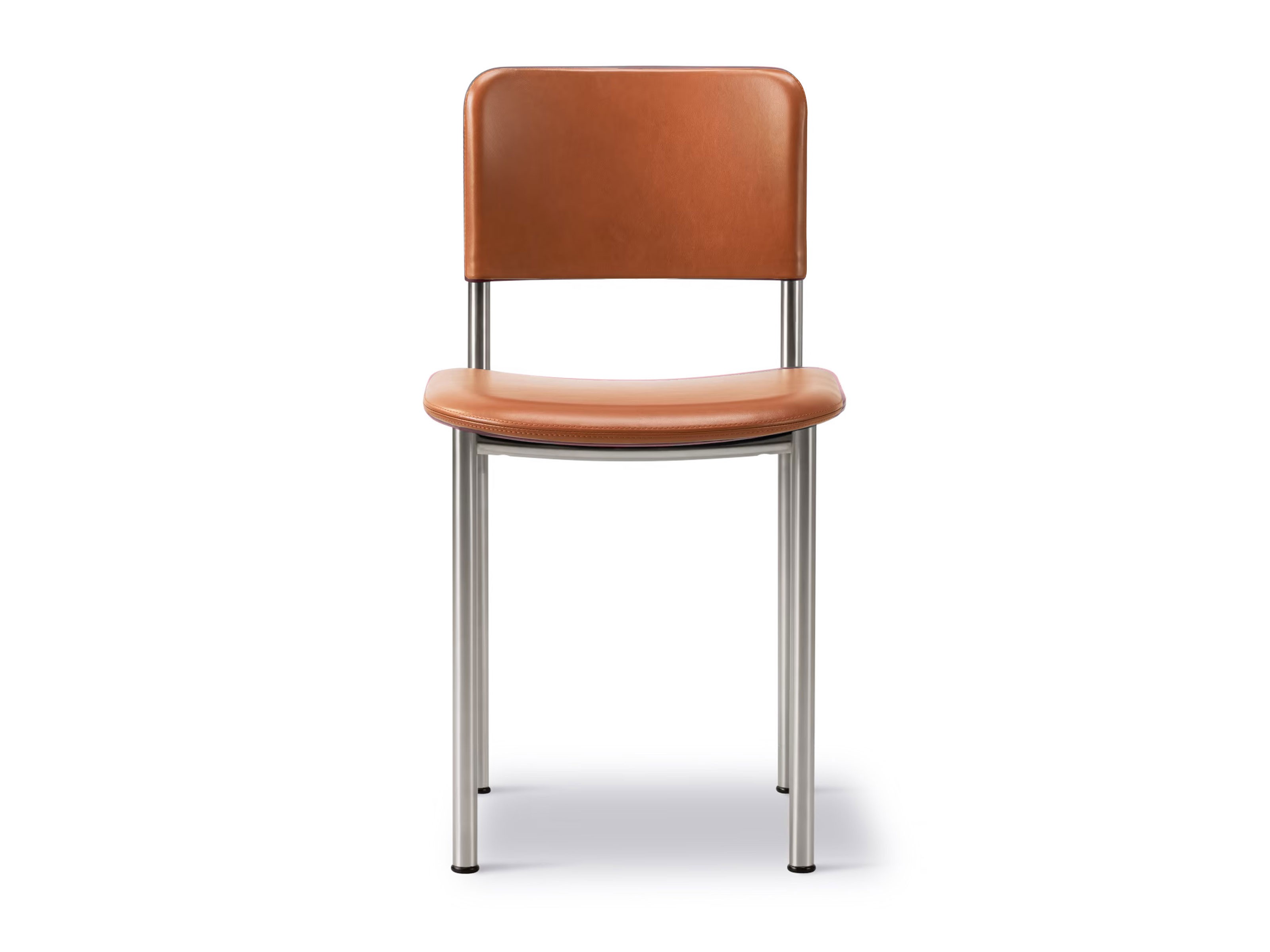 Buy the Fredericia Plan Dining Chair - Leather at nest.co.uk