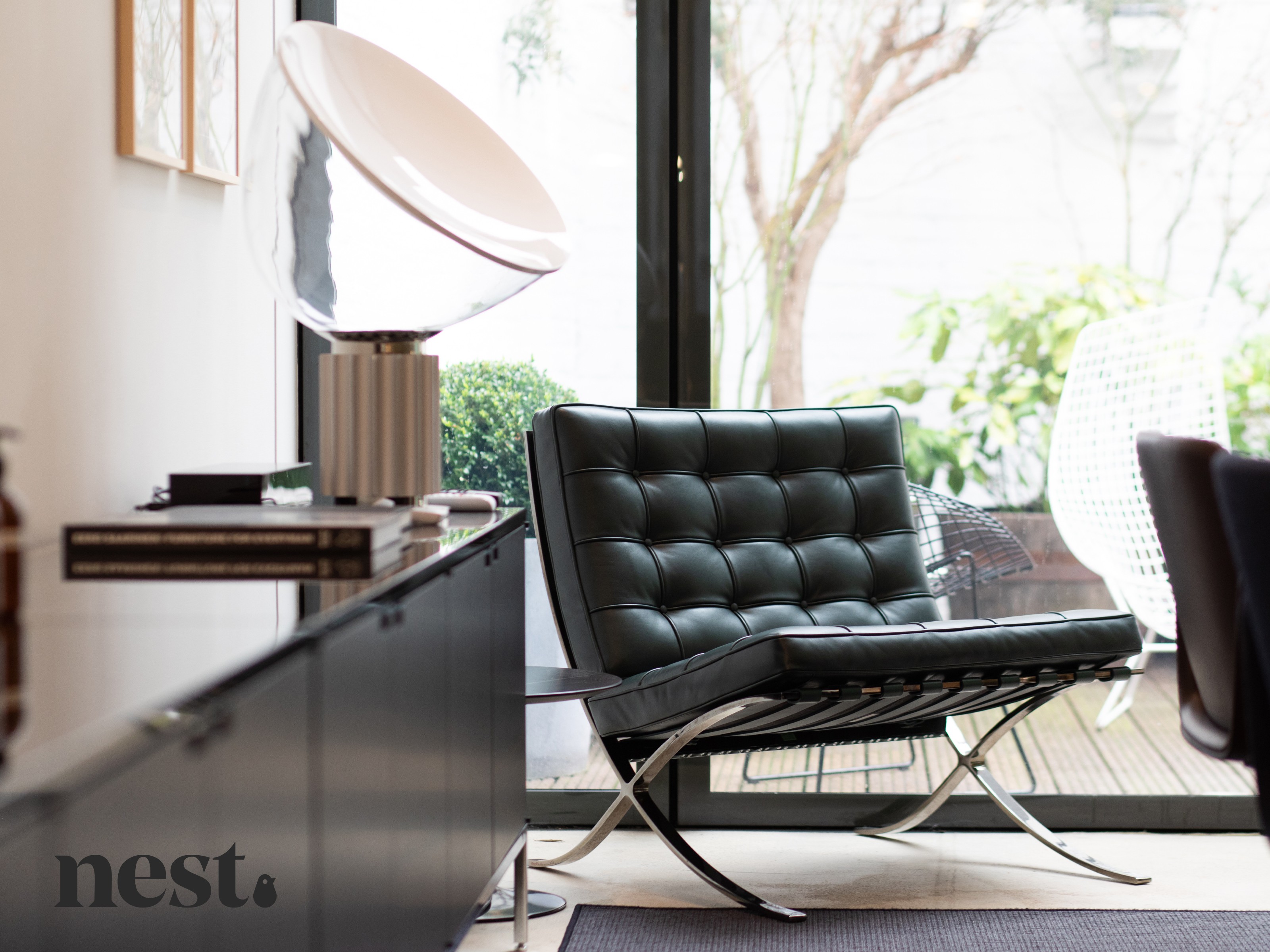 Buy the Knoll Studio Barcelona Chair - Relax Version at nest.co.uk