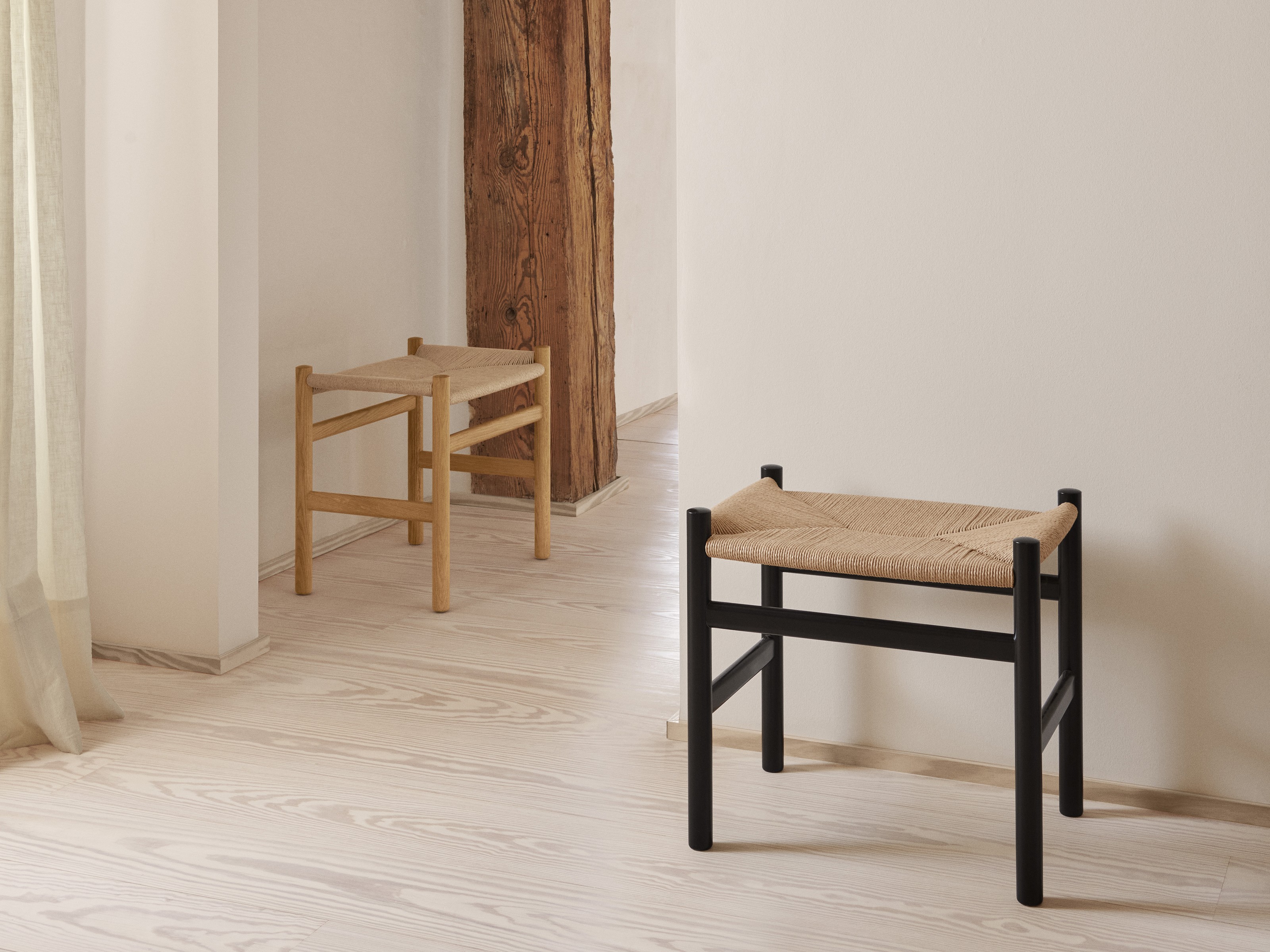 Buy the Carl Hansen & Son CH53 Stool at nest.co.uk