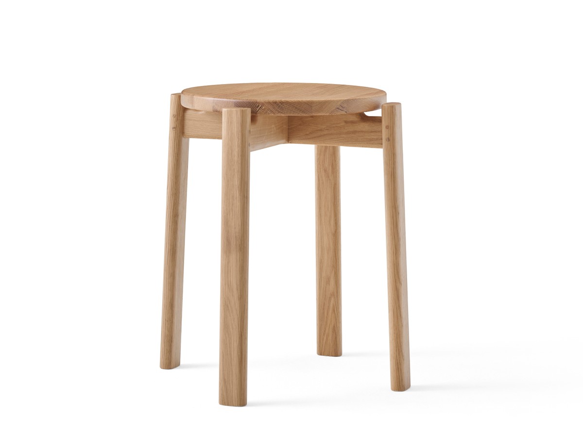 Buy the Audo Copenhagen Passage Low Stool in Height: 46.5cm at nest.co.uk