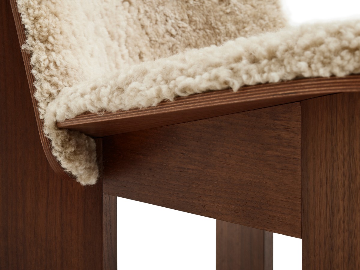 Buy the HAY Chisel Lounge Chair - Sheepskin at nest.co.uk