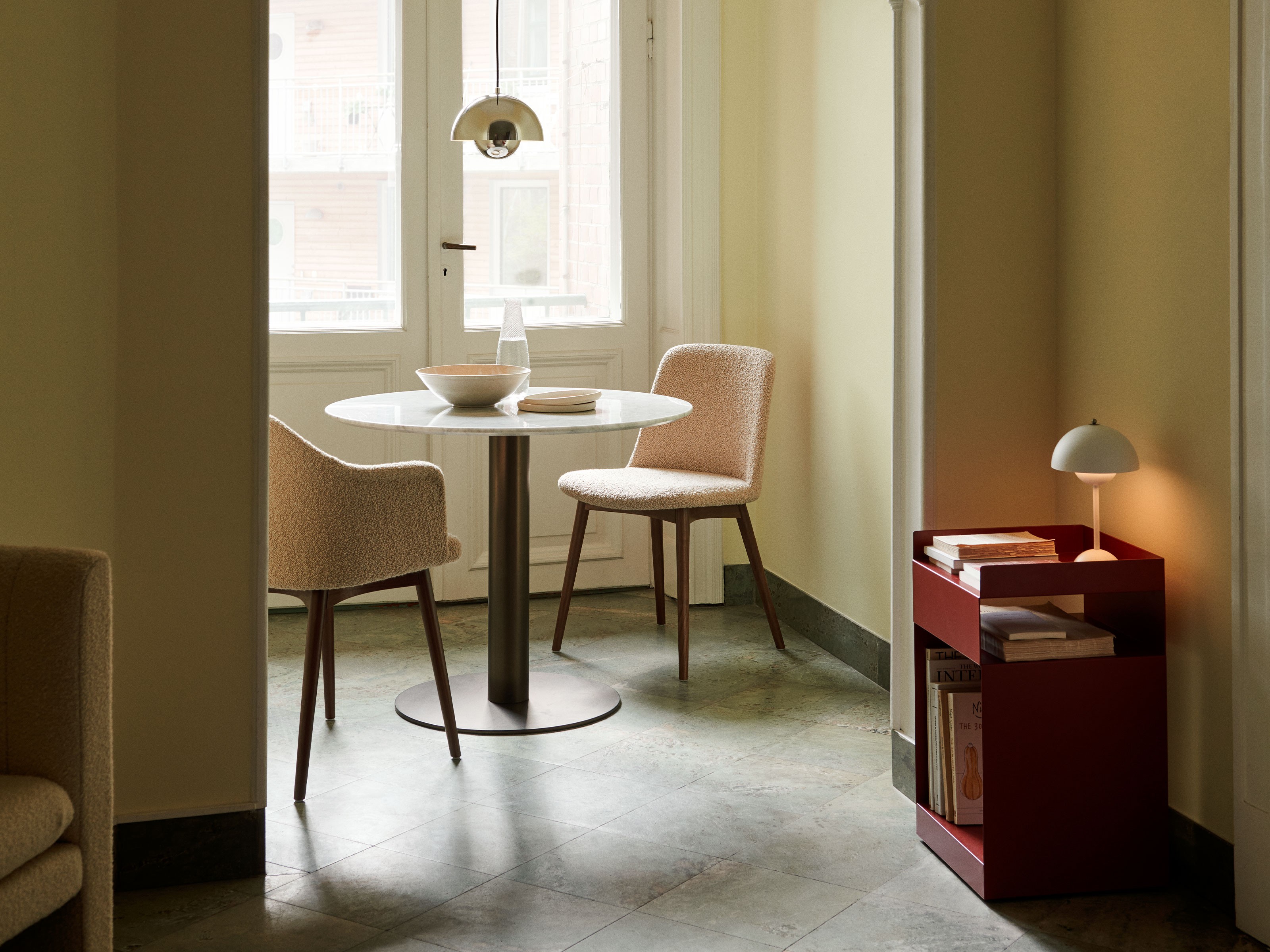 Buy the &Tradition VP1 Flowerpot Pendant Light - Metallic at nest.co.uk