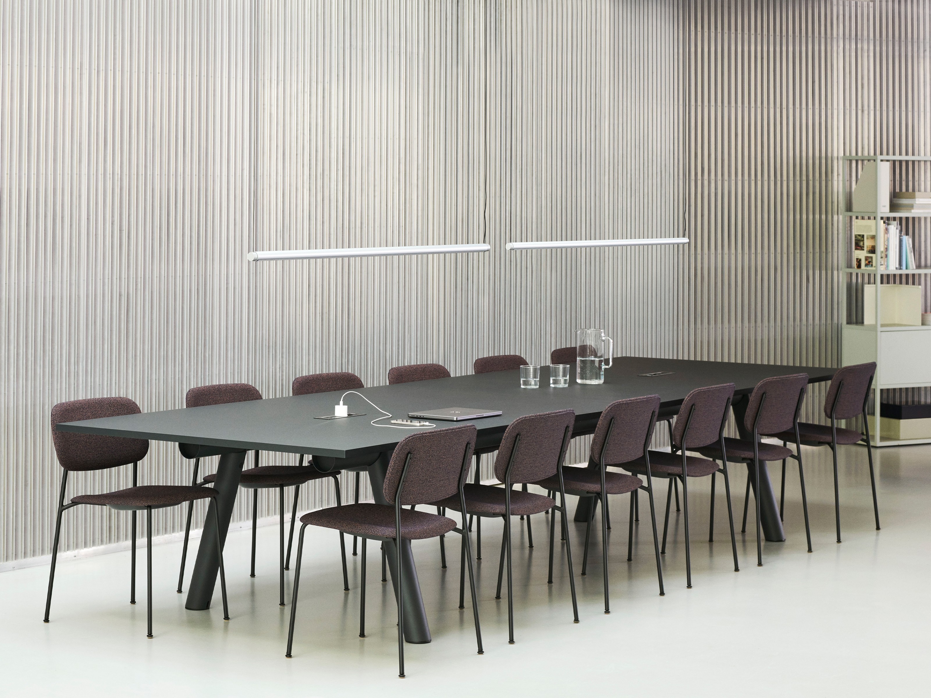 Buy the HAY Boa Table - Linoleum at nest.co.uk