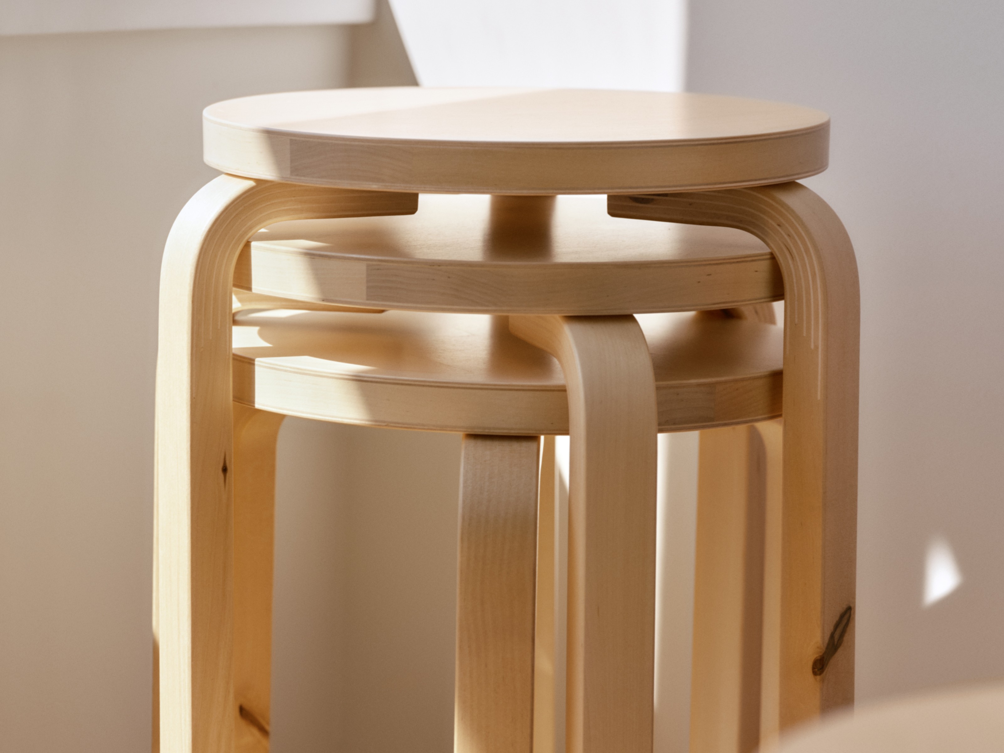 Buy the Artek 60 Stool - Villi Edition at nest.co.uk