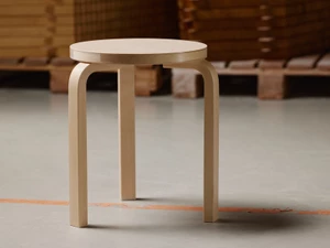 Buy the Artek 60 Stool at nest.co.uk