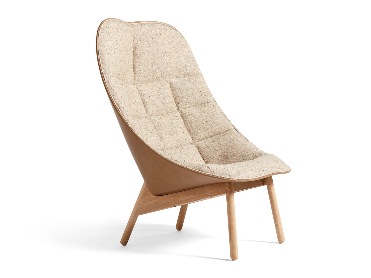 Buy the HAY Uchiwa Lounge Chair - Quilted Seat at nest.co.uk
