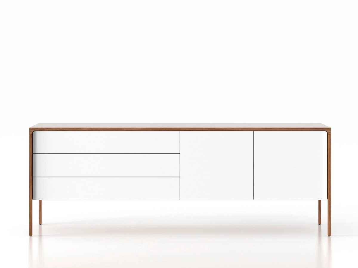 Buy the Punt Tactile Long Sideboard in Left-hand drawers at nest.co.uk