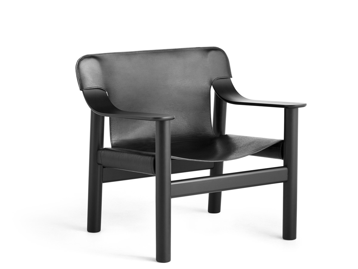 Buy the HAY Bernard Lounge Chair - Leather in Height: 73cm at nest.co.uk