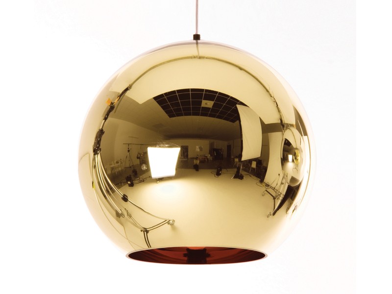 Buy the Tom Dixon Bronze Copper Shade Pendant Light 45cm at Nest.co.uk