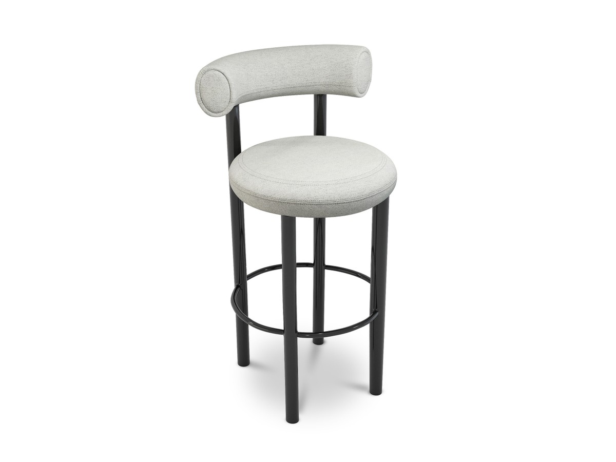 Buy the Tom Dixon Fat Bar Stool in Kvadrat Hallingdal 65 Fabric at nest ...
