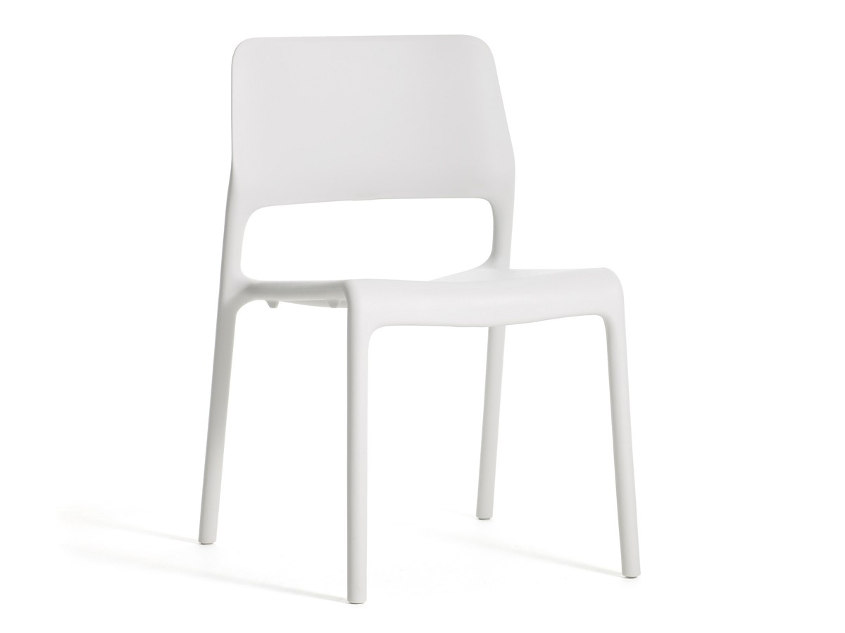 Buy the Knoll Studio Spark Side Chair Light Grey at nest.co.uk