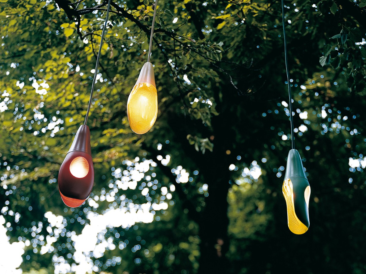 Buy the Luceplan Pod Lens Outdoor Suspension Light at nest.co.uk