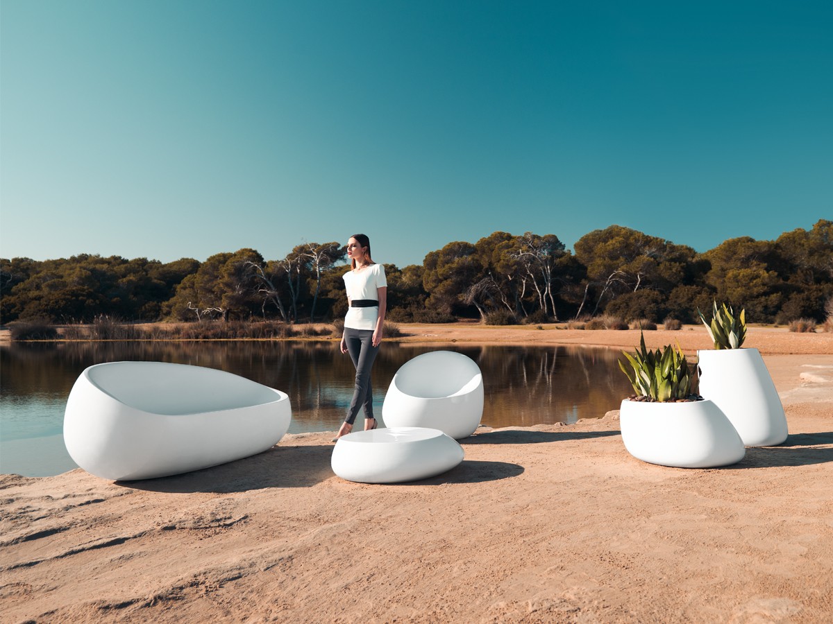 Buy the Vondom Stone Armchair at nest.co.uk